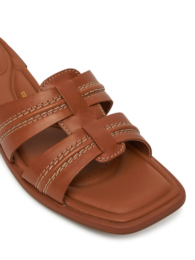 Klapki Clarks Ariany Mule 26181239 Brązowy | eobuwie.com.pl