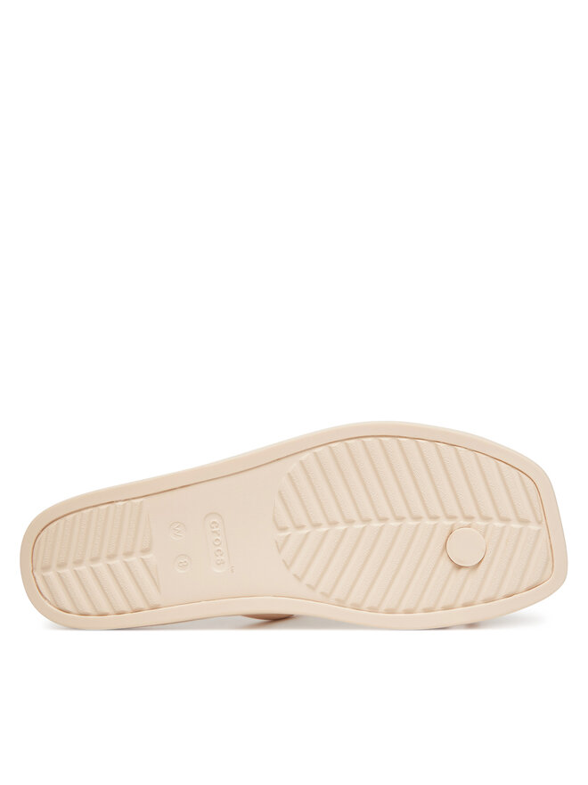 Σαγιονάρες Crocs Miami Toe Loop 209862 Μπεζ | epapoutsia.gr