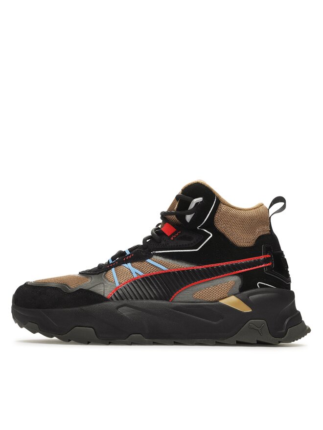 Sneakersy Puma Ferrari Trinity Mid Wtr 307941 01 Brązowy | eobuwie.com.pl