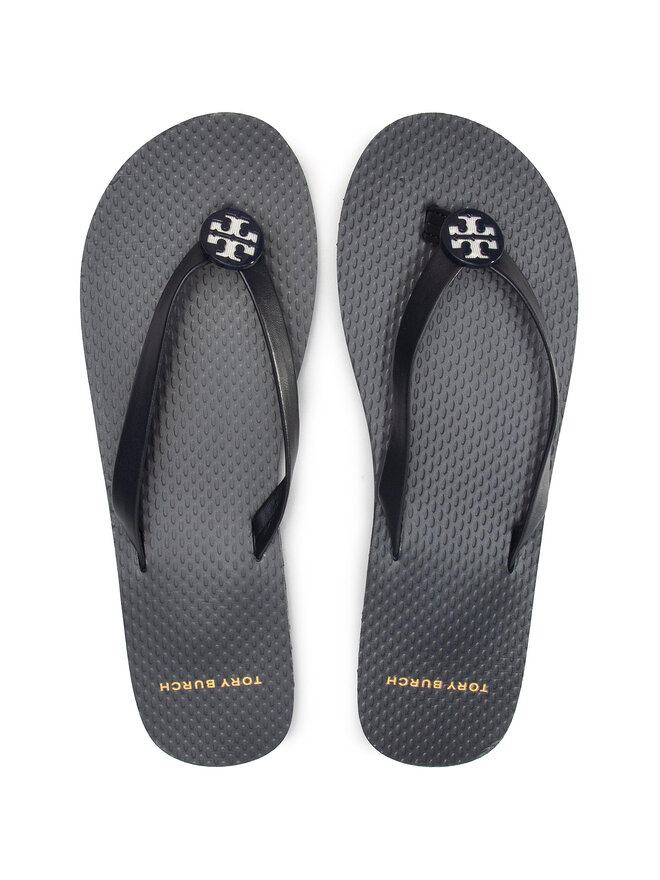 Zehentrenner Tory Burch Mini Minnie Flip Flop 76732 Dunkelblau | eschuhe.de
