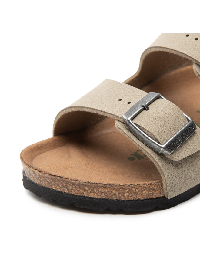Pantoletten Birkenstock Arizona Kids Bs 1023408 Khakifarben | eschuhe.de