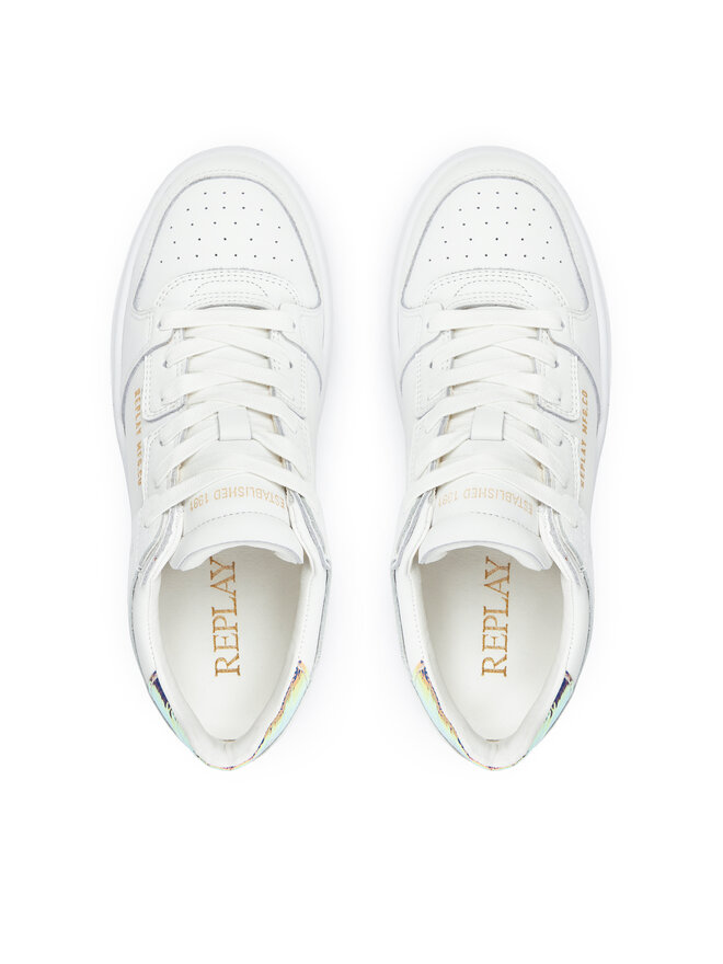 Sneakersy REPLAY Sbam W Light GWZ6V .000.C0001L Bílá | eobuv.cz