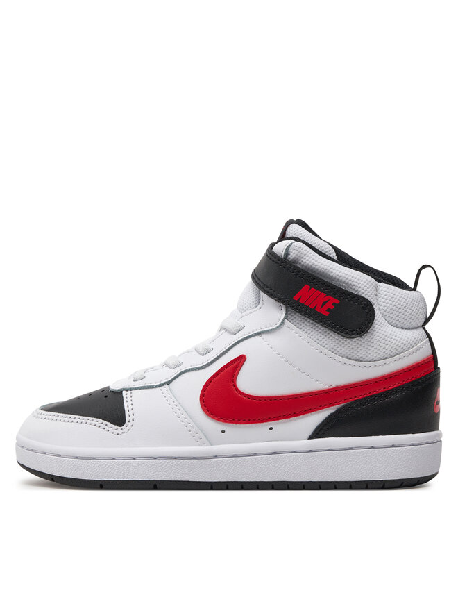 Sneakersy Nike Court Borough Mid 2 (PSV) CD7783 110 Biały | eobuwie.com.pl