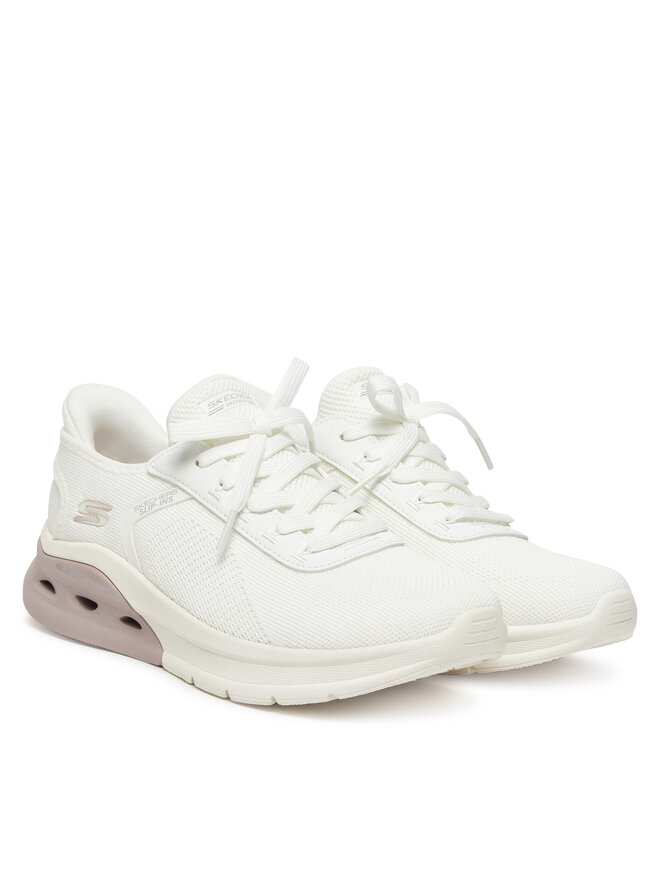 Sneakers Skechers Bobs Arc Waves 2.0-Now It 117638/OFWT Alb | epantofi.ro