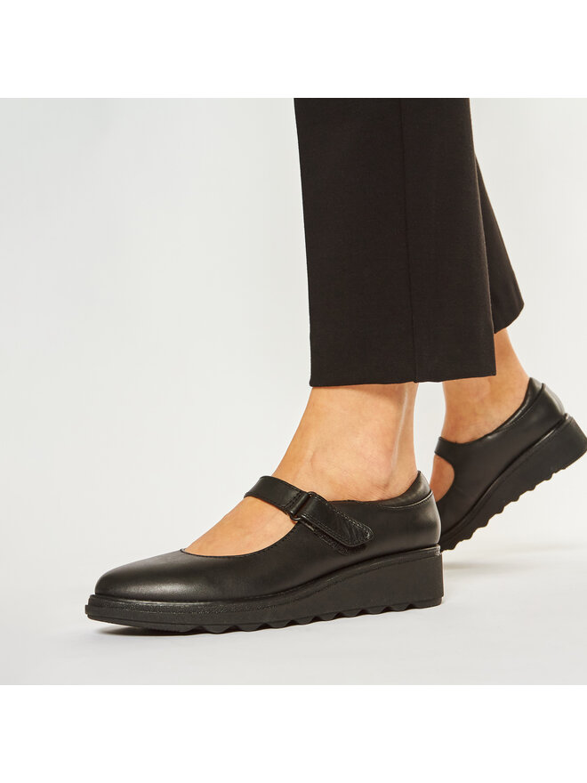 Halbschuhe Clarks Sharon Shore 261528324 Schwarz | eschuhe.de