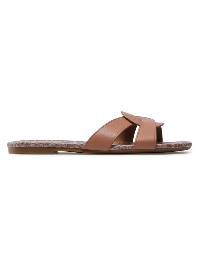 Chanclas Coach Essie Leather Sandal C2310 11002151EDC Marrón | zapatos.es