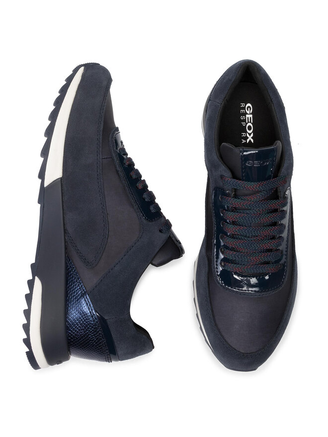 Sneakers Geox D Aneko B Abx A D943FA 022GH C4002 Dunkelblau | eschuhe.de