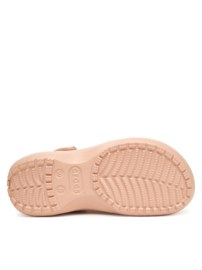 Παντόφλες Crocs Classic Platform Clog 206750 Μπεζ | epapoutsia.gr