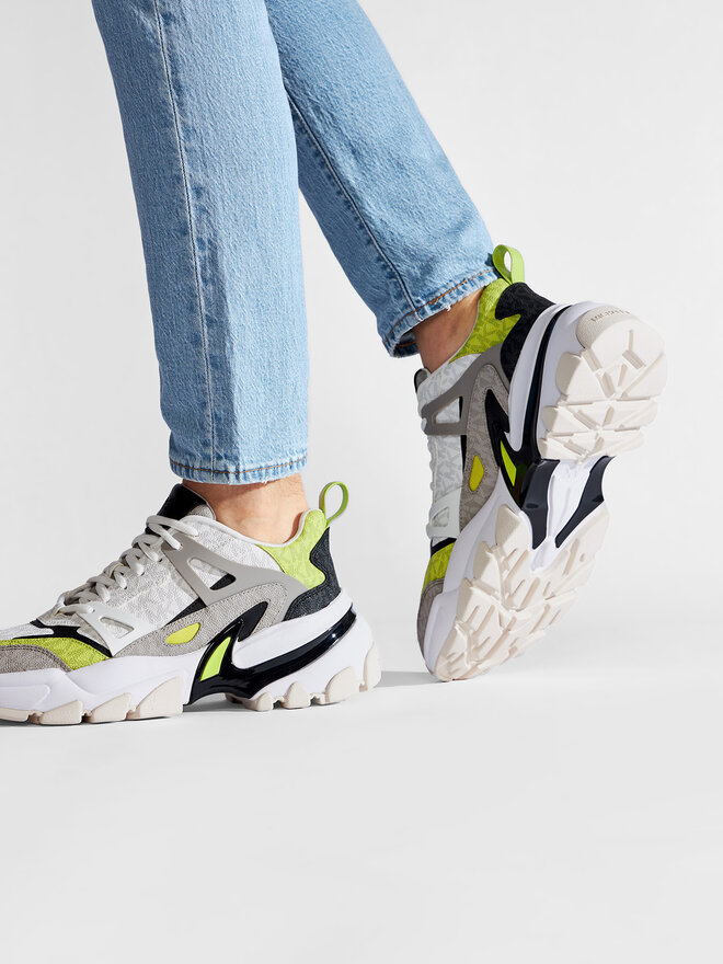 Sneakersy MICHAEL Michael Kors Nick 42S2PEFS3B Szary | eobuwie.com.pl