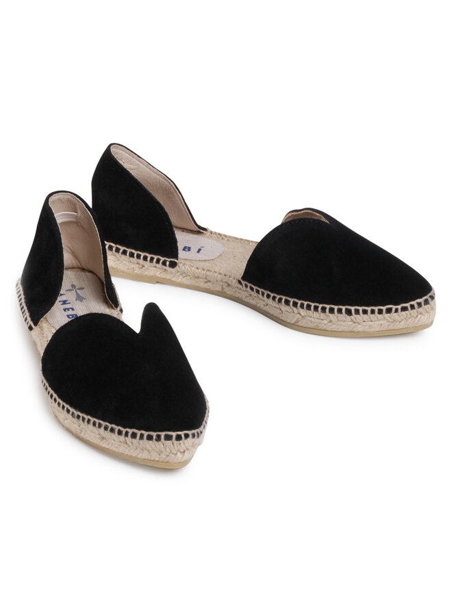 Espadrilles Manebi Open-Side Flats K 1.0 O0 Schwarz | eschuhe.de