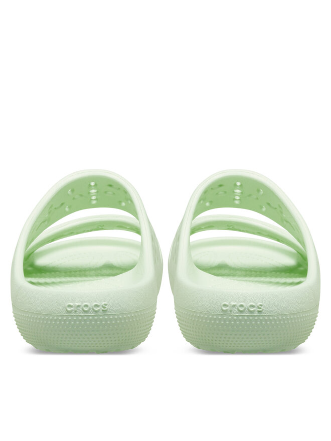 Klapki Crocs Classic Floral Cutout Sandal 210966 Zielony | eobuwie.com.pl