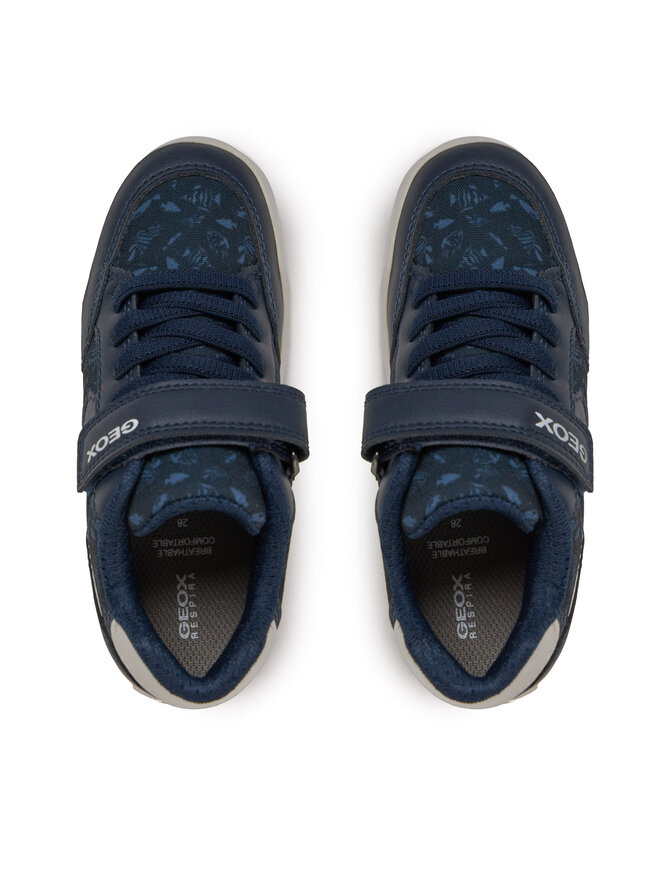 Sneakers Geox J Arzach Boy J454AA 0AWBC C0836 S Dunkelblau | eschuhe.de