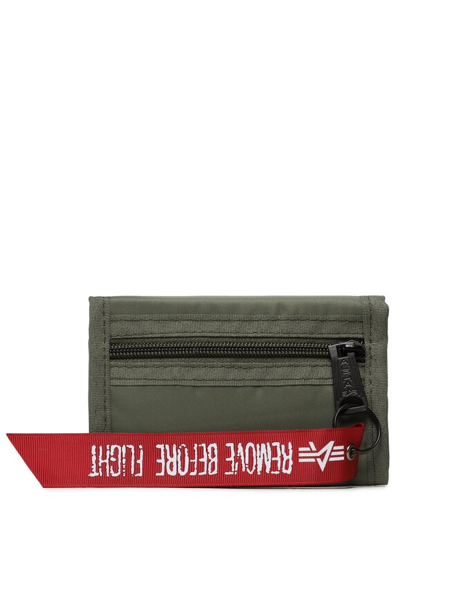 Portfel Alpha Industries Crew Wallet 196928 Khaki | eobuwie.com.pl