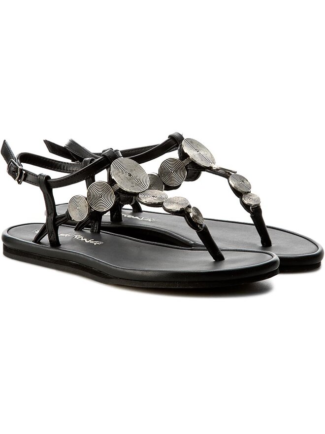 Chancletas La Marine String Tong Antik Gravity Negro | zapatos.es