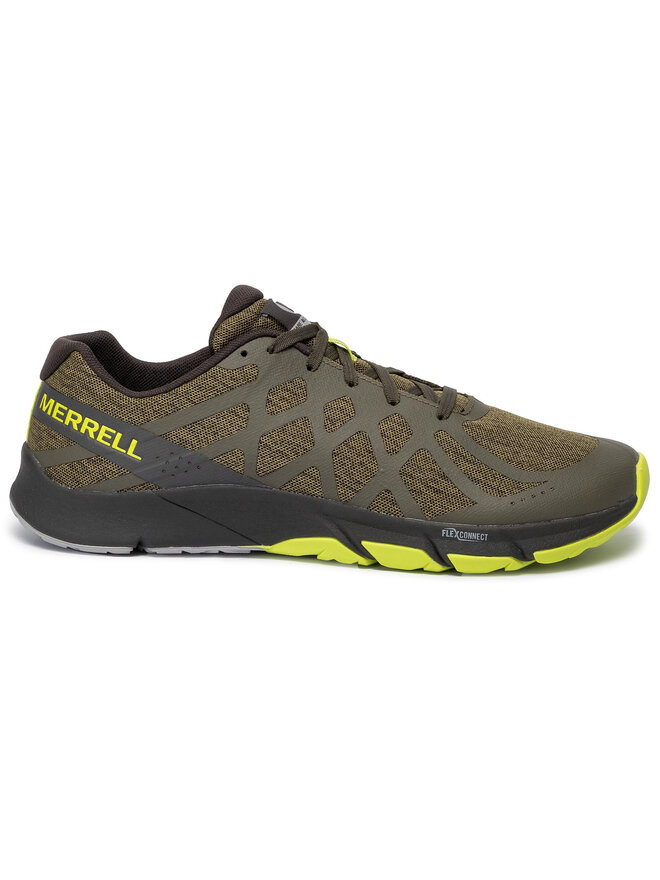 Buty do biegania Merrell Bare Access Flex 2 J48877 Zielony | eobuwie.com.pl
