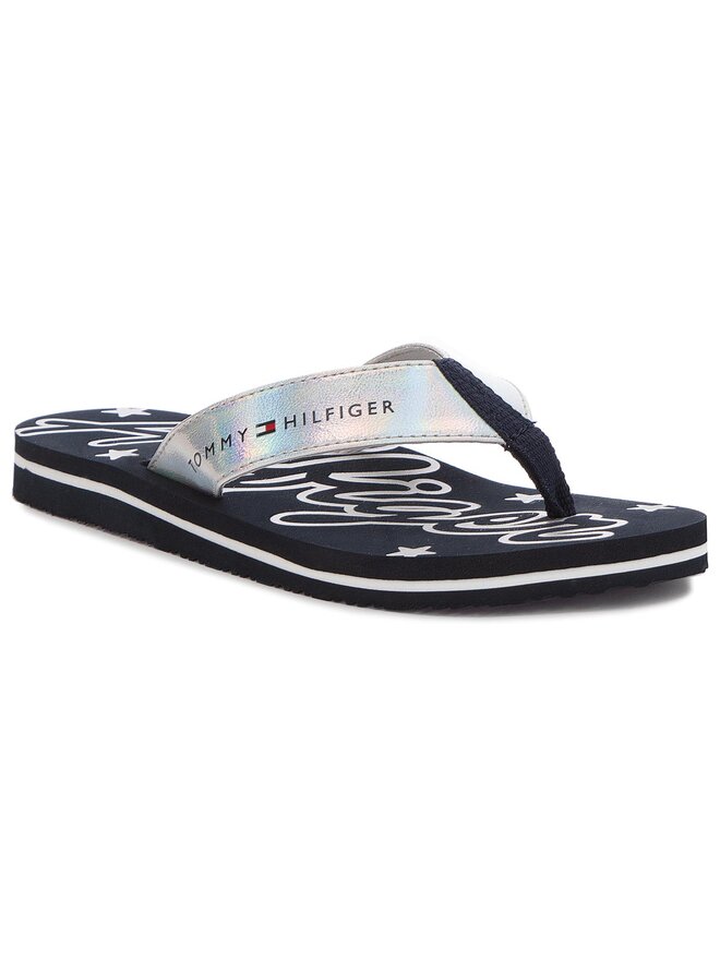 Tommy hilfiger mirror slides women's store