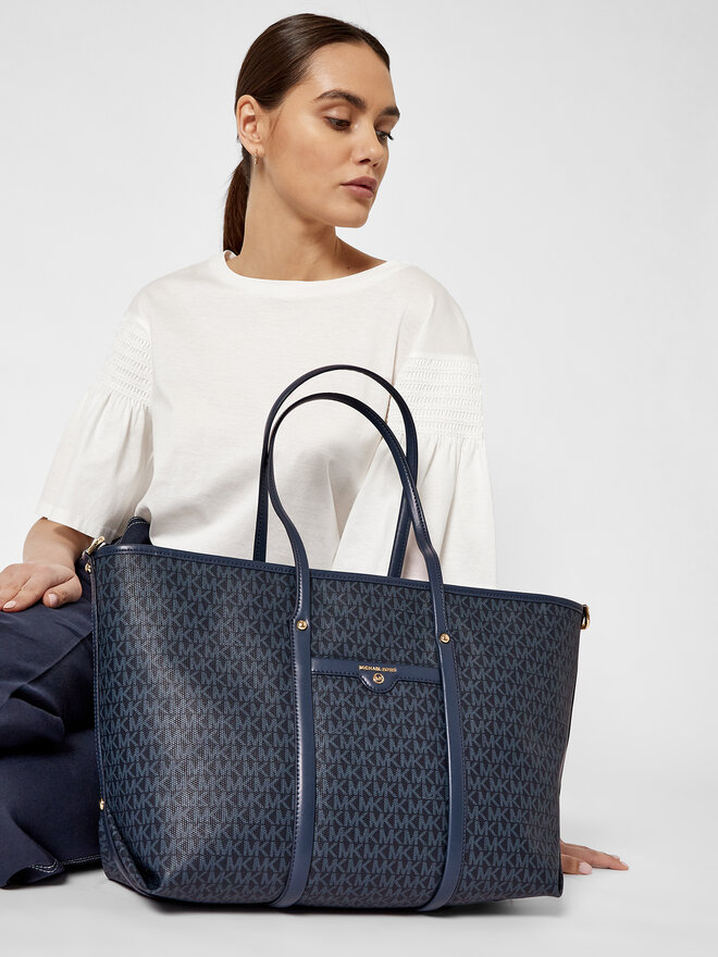 Handtasche MICHAEL Michael Kors Beck 30T0GKNT3B Dunkelblau | eschuhe.de