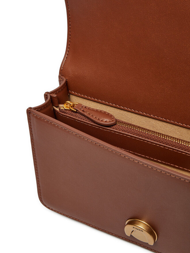 Geantă Pinko Love One Mini 100059 A0F1 L48Q Maro | epantofi.ro