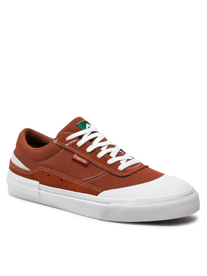 Tenisówki Emerica Vulcano 6101000147 Brązowy | eobuwie.com.pl