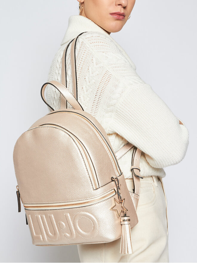 Mochila Liu Jo M Backapack AF0211 E0086 Oro | zapatos.es