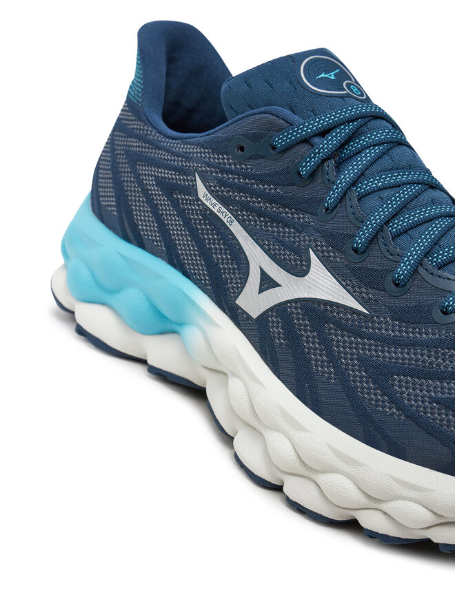 Pantofi pentru alergare Mizuno Wave Sky 8 J1GC2402 Albastru | epantofi.ro