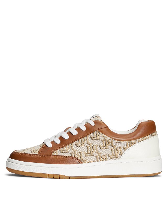 Sneakers Lauren Ralph Lauren Hailey 802904466001 Beige | eschuhe.de
