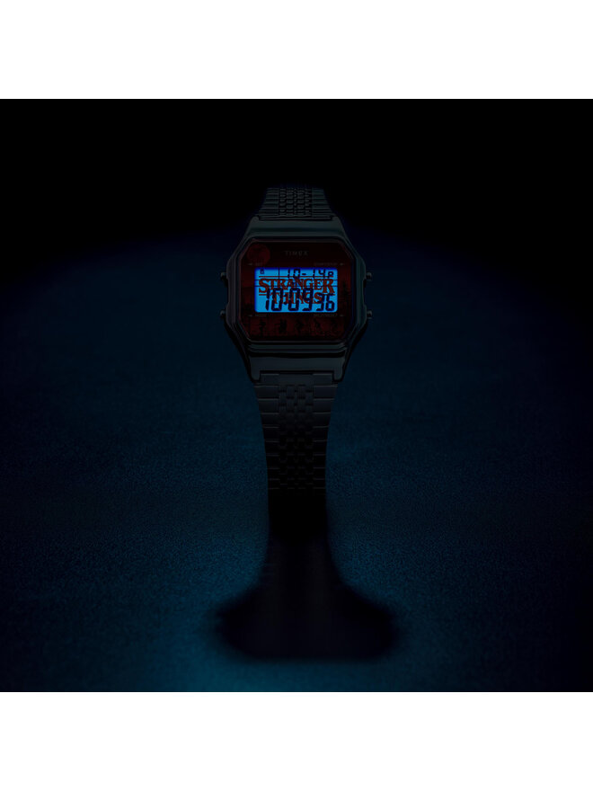 Uhr Timex Stranger Things Timex 80 TW2V50900 Silberfarben | eschuhe.de