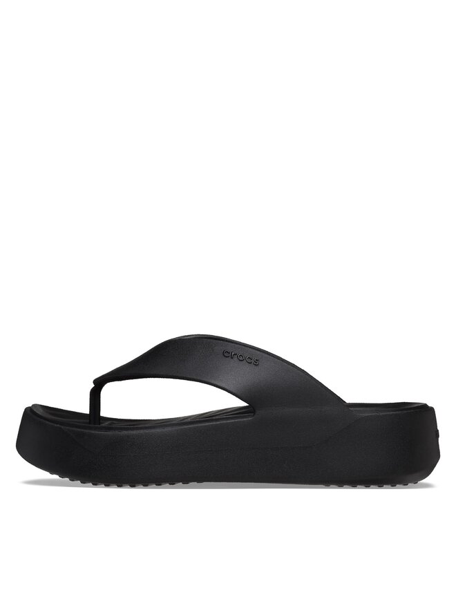 Japonki Crocs Gataway Platform Flip 209410 Czarny | eobuwie.com.pl