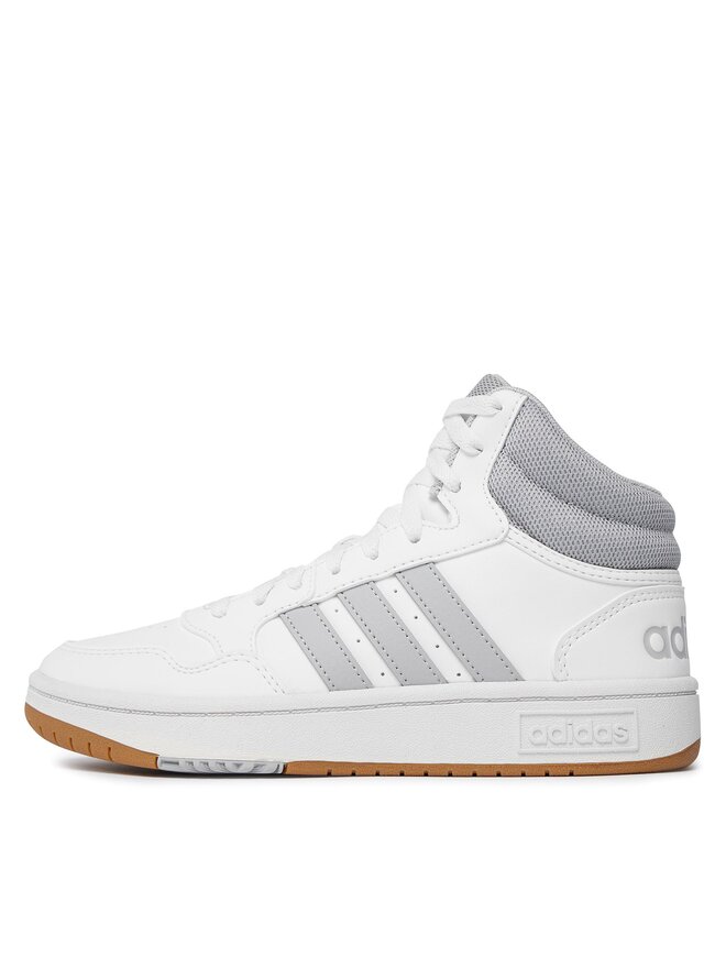 Zapatillas adidas Hoops 3.0 Mid Lifestyle Basketball Classic Vintage Shoes IG5568 Blanco ...