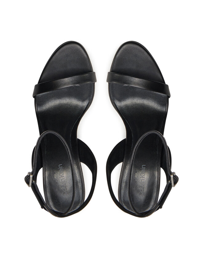 Sandale Calvin Klein Heel Sandal 90 Lth HW0HW01945 Negru | epantofi.ro