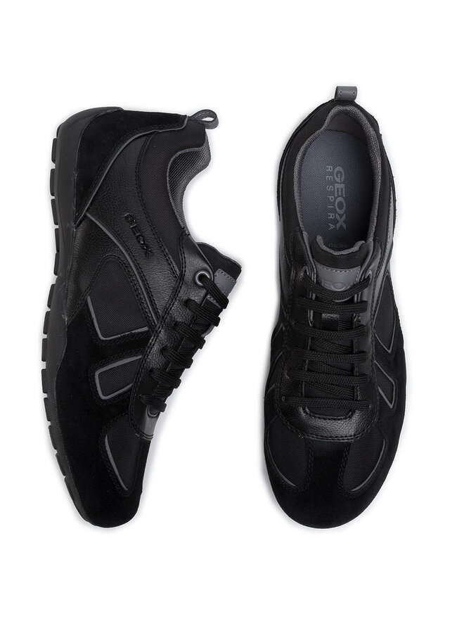 Sneakers Geox U Ravex E U023FE 022BC C9999 Schwarz | eschuhe.de