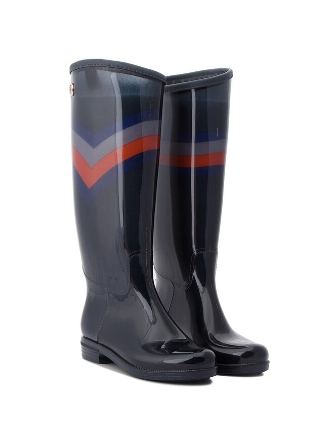 Botas de agua Tommy Hilfiger Corporate Long Rain FW0FW03563 Azul marino ...