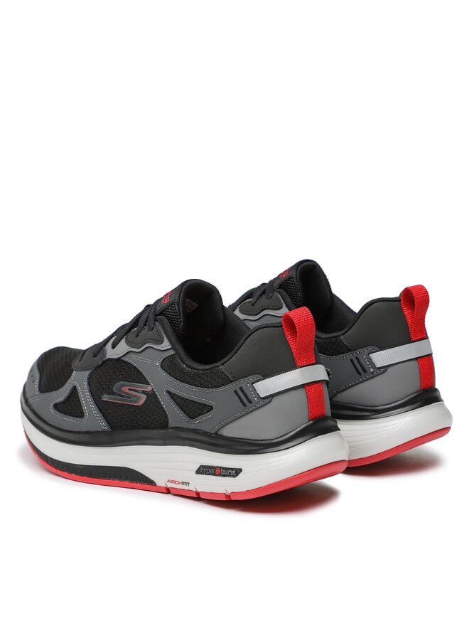 Sneakers Skechers Go Walk Workout Walker 216441/BKGY Schwarz | eschuhe.de