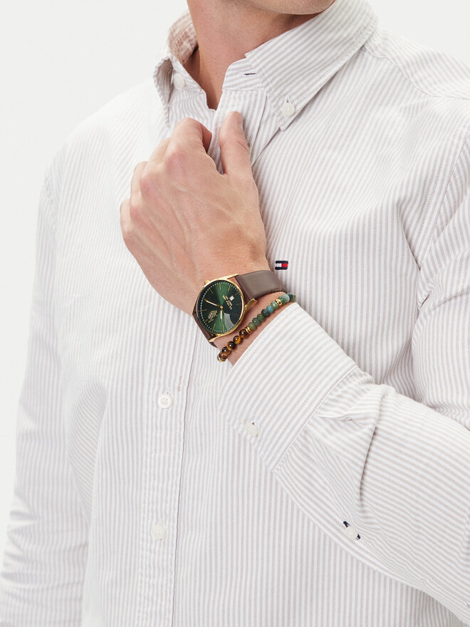 Uhr und Armband Set U.S. Polo Assn. Colin USP6376TW Goldfarben | eschuhe.de