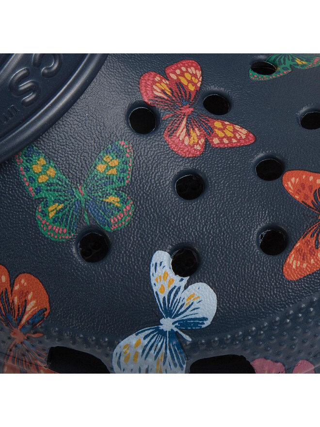 Pantoletten Crocs Classic Vacay Vibes Clog 206375 Dunkelblau | eschuhe.de