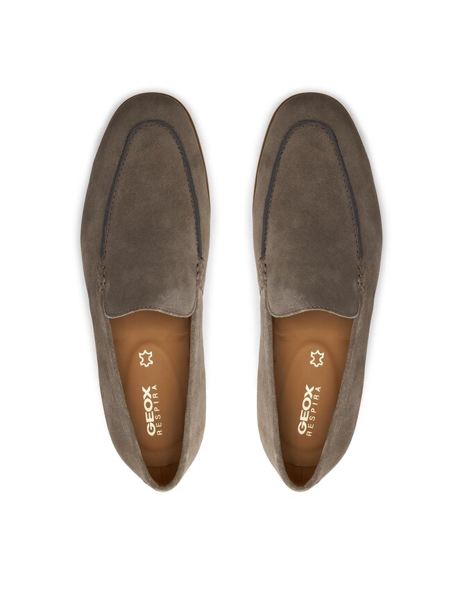 Lordsy Geox U Venzone U3548D 00022 C6029 Brązowy | eobuwie.com.pl