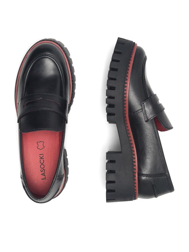Loafersy Lasocki WI23-ZUMBA-04 Czarny | eobuwie.com.pl
