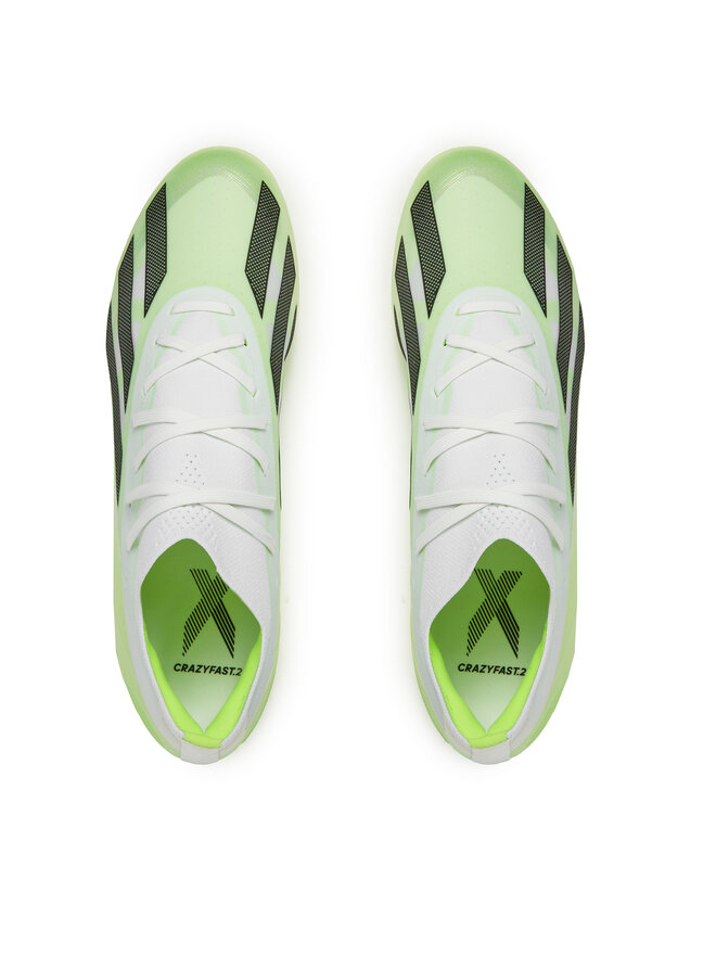 Обувки за футбол adidas X Crazyfast.2 Firm Ground Boots HQ4533 Бял ...