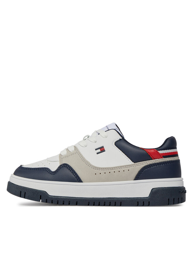 Sneakers Tommy Hilfiger Low Cut Lace-Up Sneaker T3X9-33368-1355 S Alb ...