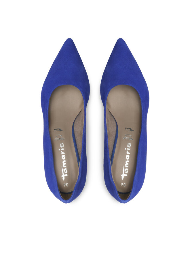 Pantofi cu toc subțire Tamaris 1-22434-20 Albastru | epantofi.ro