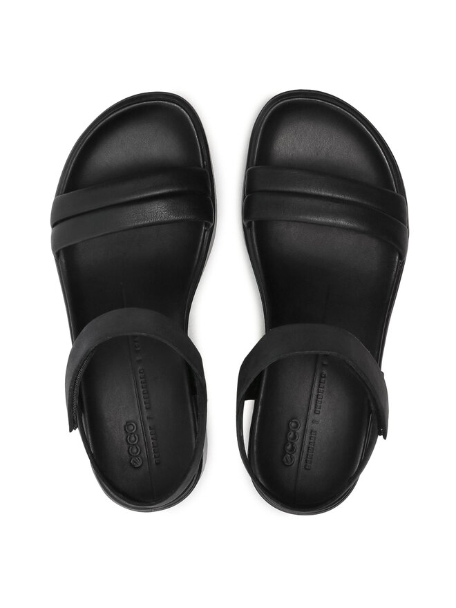 Sandały ECCO Flowt Wedge Lx W 27330351052 Czarny | eobuwie.com.pl