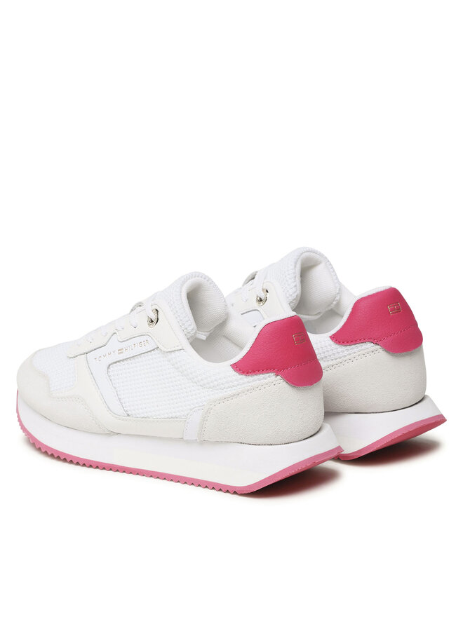Sneakers Tommy Hilfiger Essential Mesh Runner FW0FW07381 Weiß | eschuhe.de