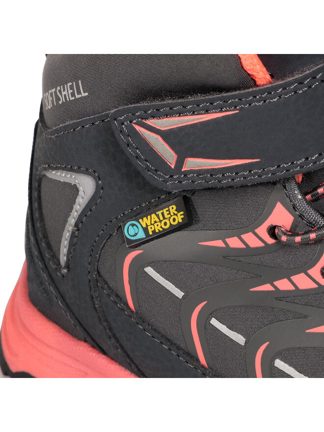 Trekingová obuv Elbrus Savas Mid Wp Jr Šedá | eobuv.cz