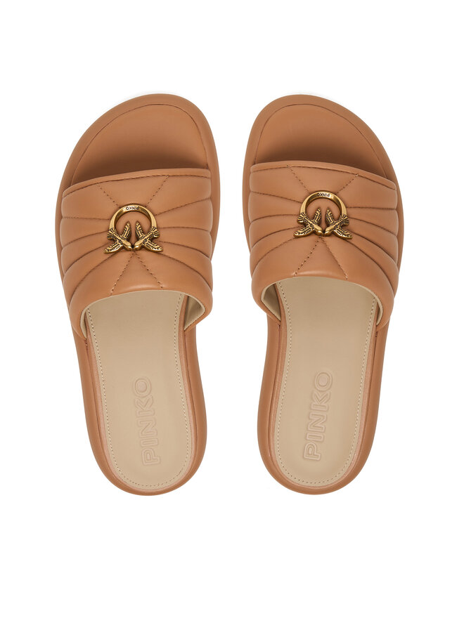 Pantoletten PINKO Fiona 03 SD0525 P003 Beige | eschuhe.de