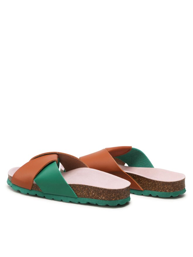 Pantoletten Surface Project Flip Braun | eschuhe.de