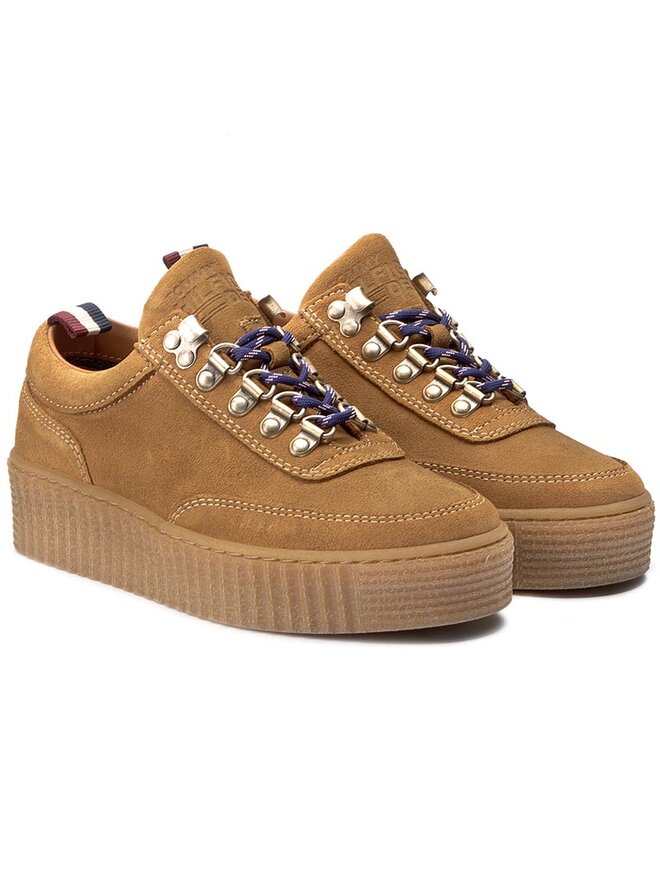 Halbschuhe Tommy Hilfiger DENIM Kelly 1B FW0FW01929 Braun eschuhe