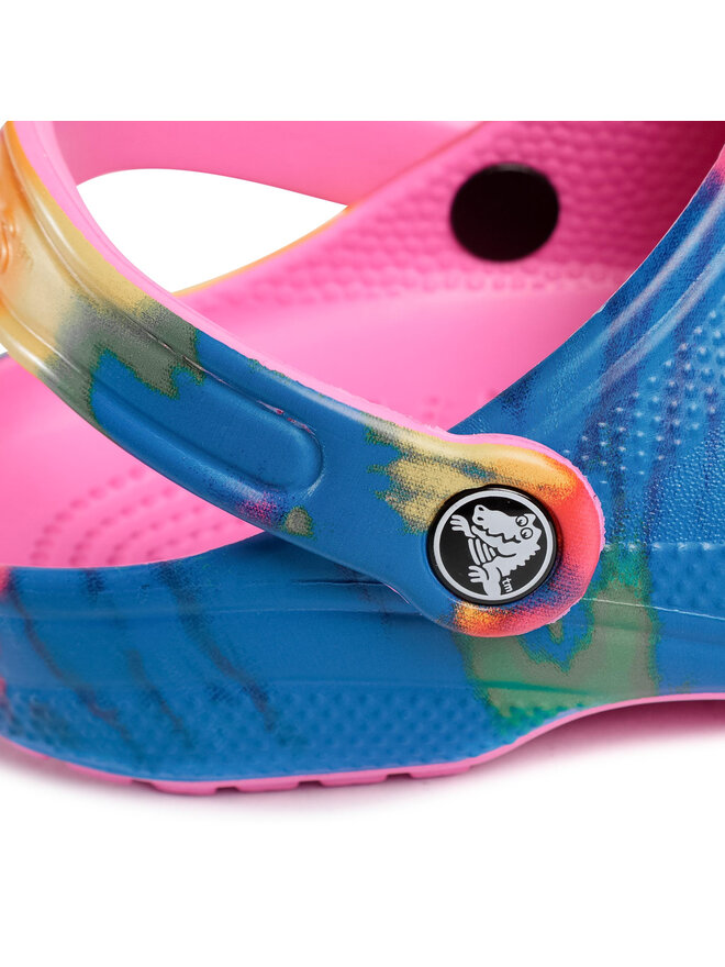 Chanclas Crocs Classic Tie Dye Graphic Clog 205453 De color | zapatos.es