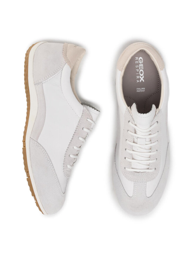 Sneakers Geox D Vega A D0209A 02285 C1209 Alb | epantofi.ro