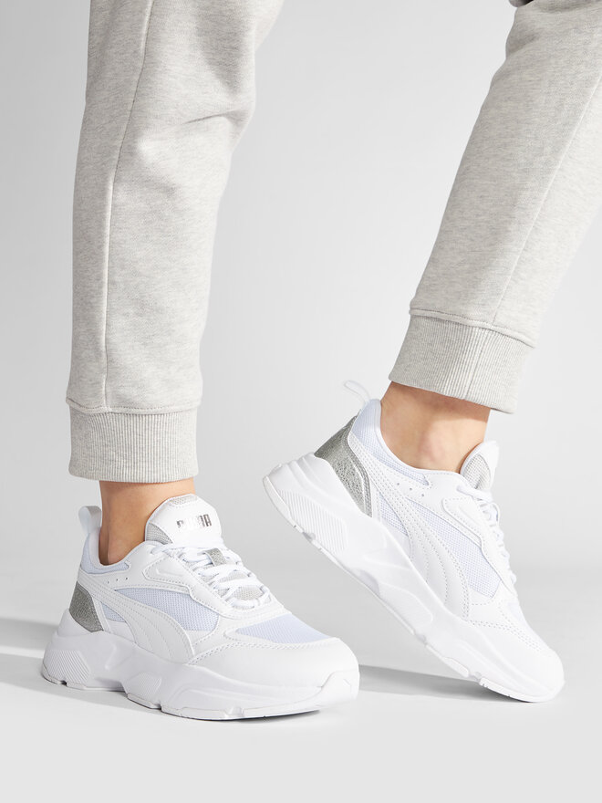 Sneakers Puma Cassia Distressed 387645 02 Alb | epantofi.ro