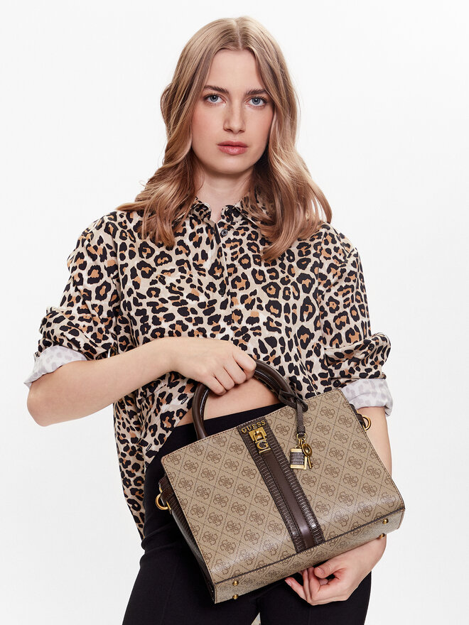 Geantă Guess Ginevra Logo (SB) HWSB86 75060 Maro | epantofi.ro